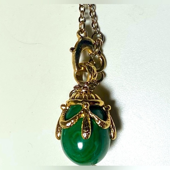 Joan Rivers | Jewelry | Vintage Joan Rivers Malachite Faberge Egg ...